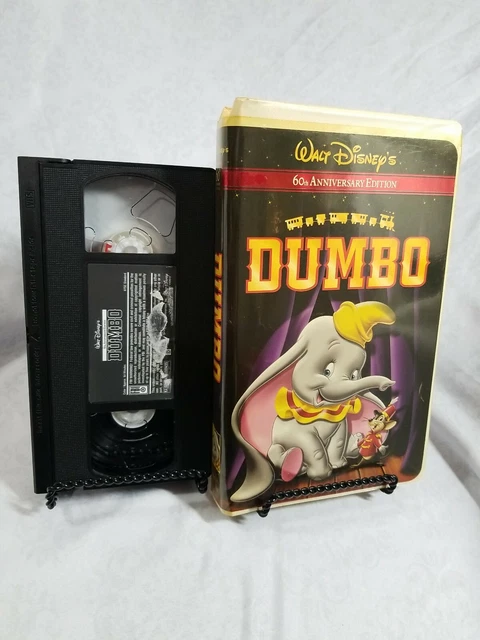 WALT DISNEY DUMBO (VHS, 2001, Clam Shell) #22623 60th ANNIVERSARY ...