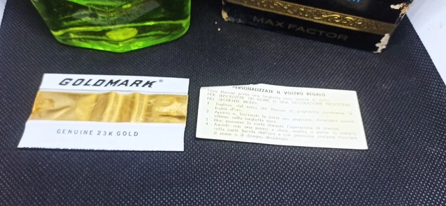 MAX FACTOR SIGNATURE After Shave Lotion VINTAGE with 23K Gold • Rare ...
