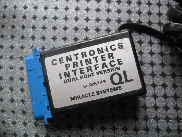 MIRACLE SYSTEMS CENTRONICS Printer Interface Modified for QL GoldCard ...