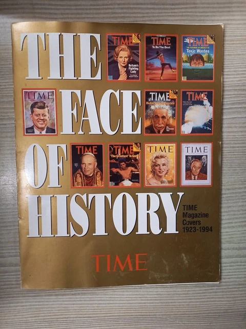 TIME MAGAZINE THE Face of History 1923-1994 £10.00 - PicClick UK