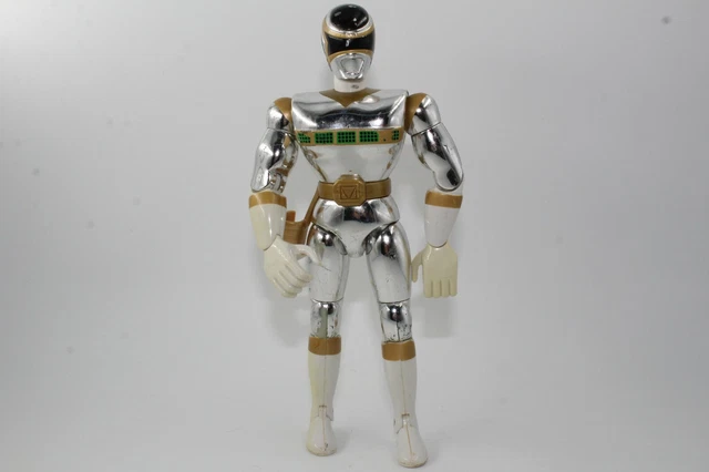 1998 SABAN BANDAI Mighty Morphin Power Rangers In Space Silver Ranger ...