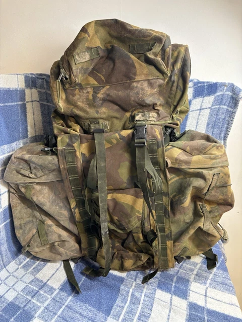 BRITISH ARMY RUCKSACK CW frame Long Convulted Back DPM IRR & Side ...