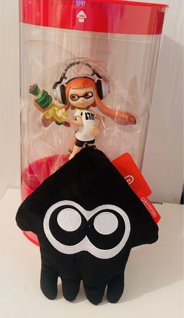 NINTENDO TOKYO LIMITED Splatoon INKLING Statue Figure and Mascot Squid ...