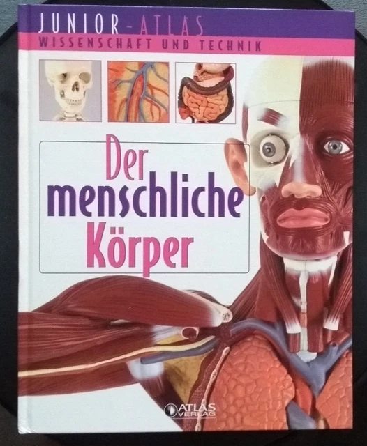 JUNIOR-ATLAS. WISSENSCHAFT UND Technik: "Der menschliche Körper" Atlas Verlag EUR 2,80 - PicClick DE