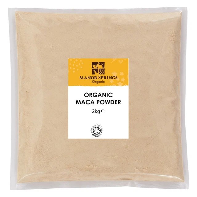 ORGANIC RAW MACA Powder 2kg by Manor Springs £23.99 - PicClick UK