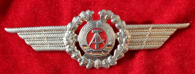 GENUINE NVA DDR East German Air Force Cap Badge £3.50 - PicClick UK