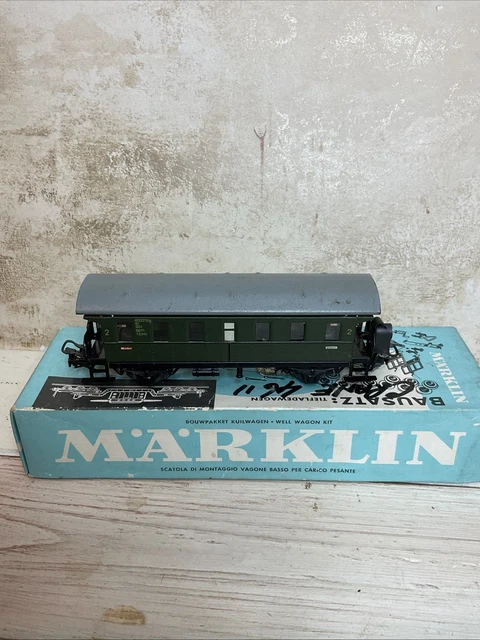 MARKLIN VINTAGE TIN Coach With Internal Light & Rear Light, Rare Model ...