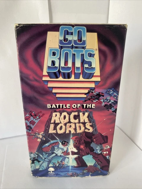 GOBOTS BATTLE OF The Rock Lords VHS Movie 1987 Vintage 80s Tonka ...