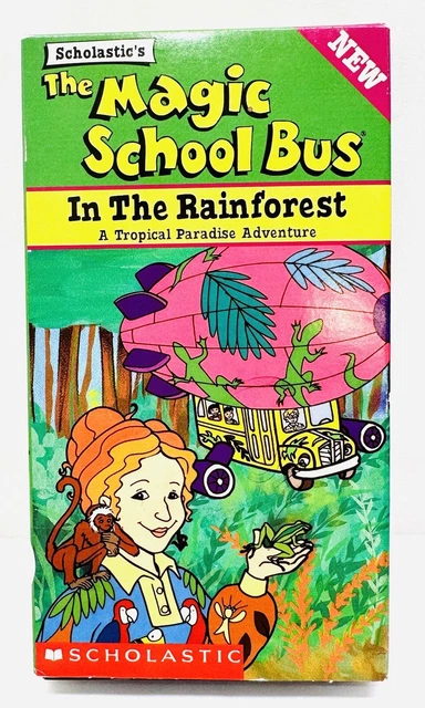 THE MAGIC SCHOOL BUS IN THE RAINFOREST VHS Home Video Cassette Tape ...