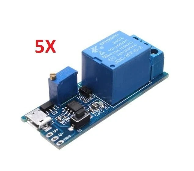 Dollatek Wide Voltage 5v 30v Trigger Delay Relay Module Timer Module Time Delay £7 99 Picclick Uk