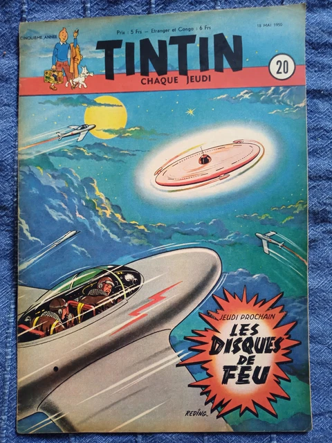 LE JOURNAL DE TINTIN - N°20 - 18 mai 1950 - Edition belge EUR 12,00 ...