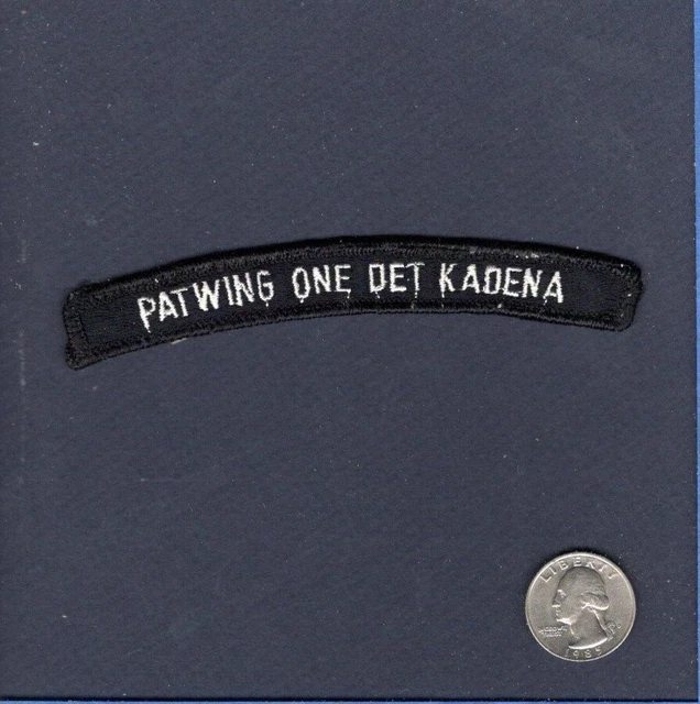 PATROL WING 1 DET KADENA US Navy Enlisted Uniform Patrol Squadron Rocker Patch £5.98 - PicClick UK