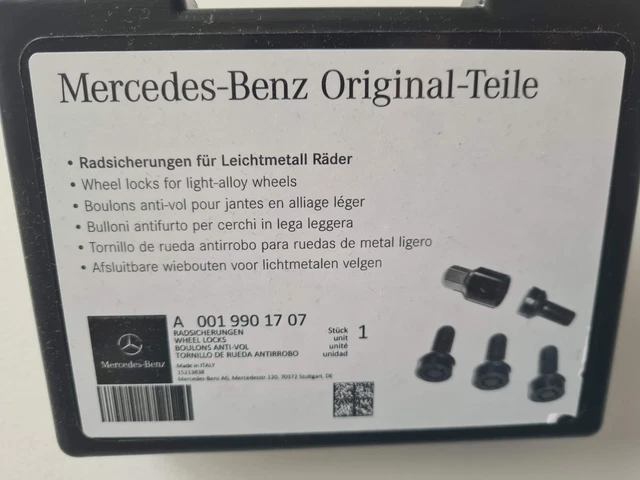 MERCEDES-BENZ LOCKING WHEEL Nut Bolt Key Set - A0019901707 New £42.32 ...