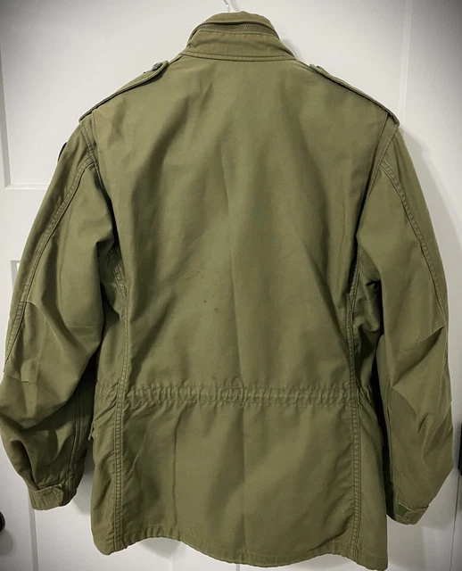 GENUINE VIETNAM ERA US ARMY M65 FIELD JACKET - 1st CAVALRY LRRP - SMALL ...