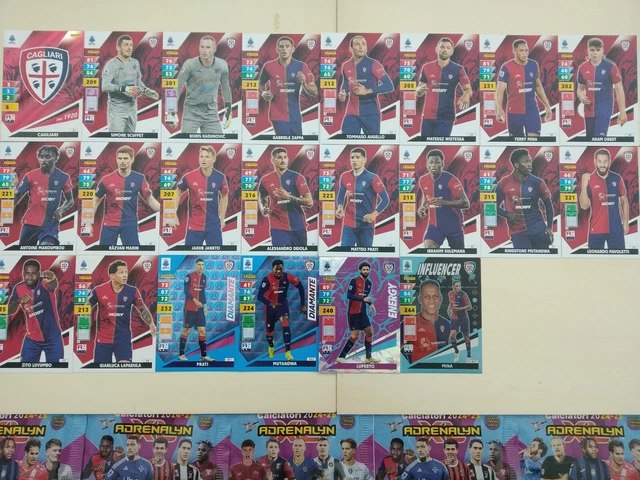 PANINI CALCIATORI ADRENALYN 2024-25 2025 Fiorentina Squadra Completa 18 Card EUR 8,00 - PicClick IT