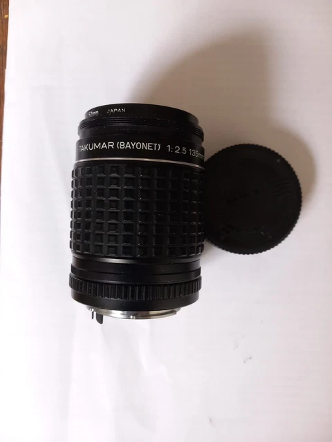 TAKUMAR BAYONET 135MM f2.5 Telephoto Prime Lens.Pentax K / PK Mount. £18.00 - PicClick UK