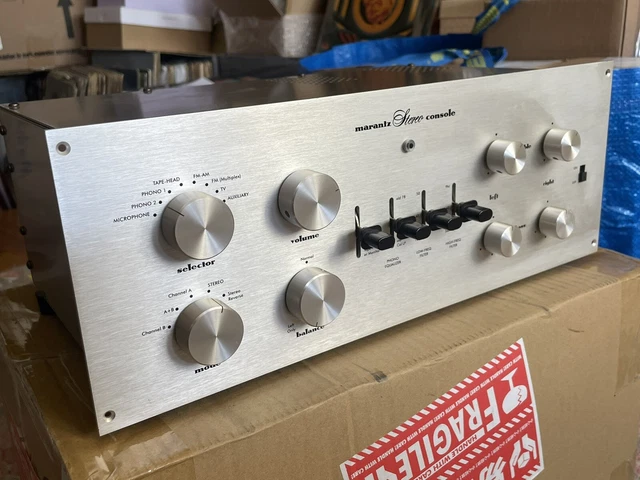 MARANTZ MODEL 7 Vacuum Tube Stereo Preamplifier Vintage 100 Volts Re ...