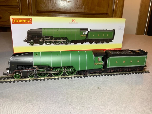 HORNBY R3842 LNER 4-6-4 Class W1 Hush Hush Loco 10000 £219.99 - PicClick UK