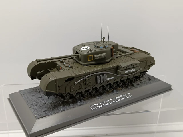 CHAR TANK MK IV Churchill 1944 Militaire 1/43 En Boîte EUR 9,99 ...