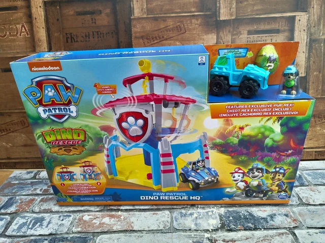 PAW PATROL DINO Rescue HQ Lookout Tower Playset with Rex Vehicle £47.95 ...