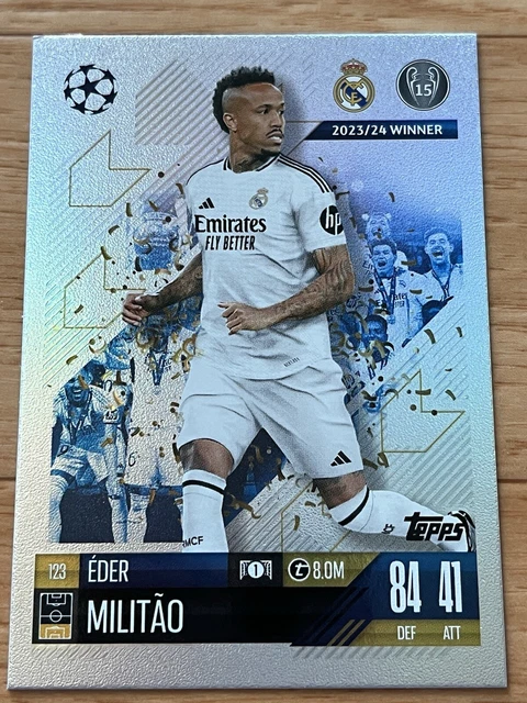 TOPPS MATCH ATTAX 24/25 Champions League 2024/2025 Fußball Karte Eder Militao EUR 1,00 - PicClick DE