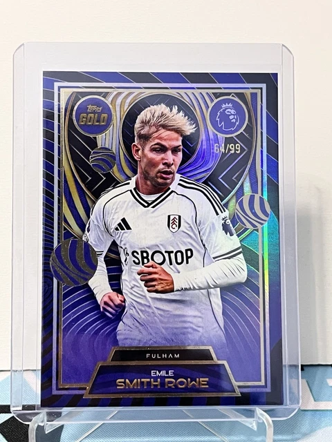 TOPPS PREMIER LEAGUE Gold 2025/26 Emile Smith Rowe /99 Parallel ...