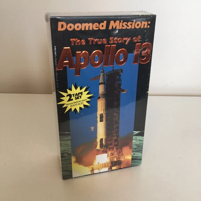 DOOMED MISSION THE True Story Of Apollo 13 2 VHS Set SEALED £11.87 ...