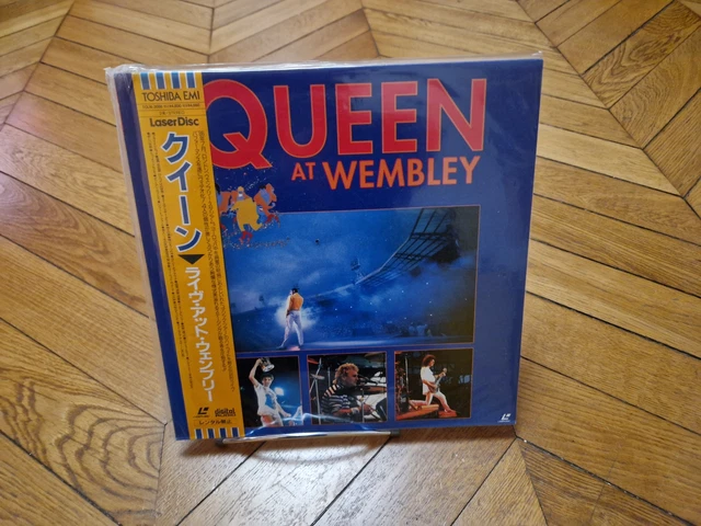 QUEEN: LIVE AT Wembley The 1986 Laserdisc LD NTSC Japan apan OBI TOLW ...