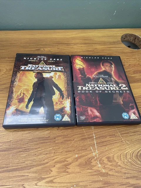 NATIONAL TREASURE 1 + 2 (DVD) Disney Classic Films £2.99 - PicClick UK