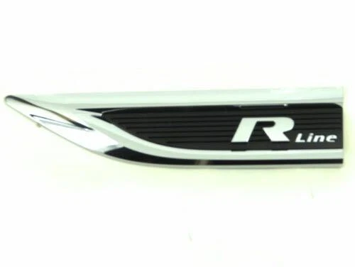 GENUINE NEW VOLKSWAGEN R-LINE LEFT WING BADGE Emblem For T-Cross 2018 ...