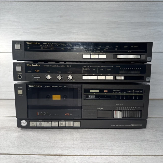 TECHNICS SU-3 STEREO Integrated Amplifier With Technics Tuner ST-3L and ...