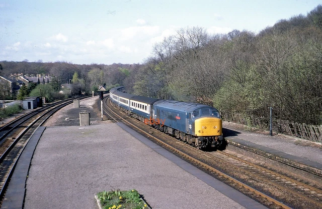 ORIGINAL 35MM SLIDE BR Class 45 Peak no.45143 at Dore +rights for use £ ...