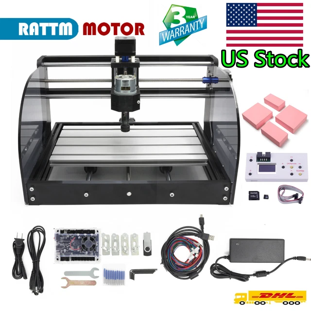 3018-PRO-MAX MINI DIY CNC Router GRBL Offline Desktop Milling Engraver ...