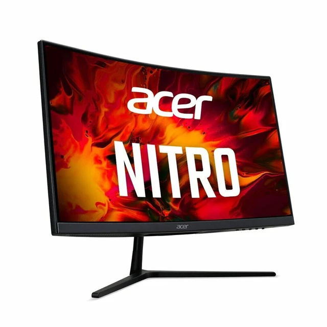 ACER NITRO EI242QRPBIIPX Curved Gaming Monitor 24" Full HD 144Hz 1ms ...