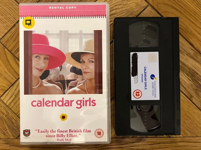 CALENDAR GIRLS VHS Tape Video PAL Big Box Ex Rental Copy Film 2003 £12. ...