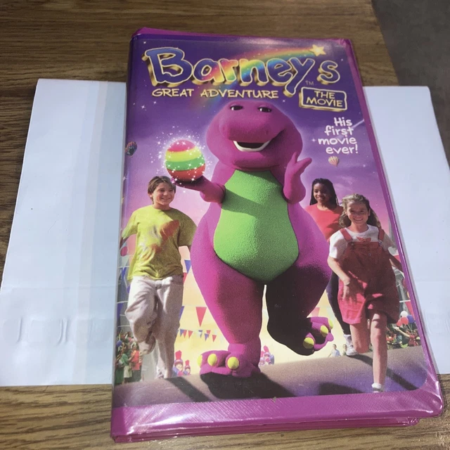 BARNEY'S GREAT ADVENTURE the Movie VHS clamshell Case His first movie ...