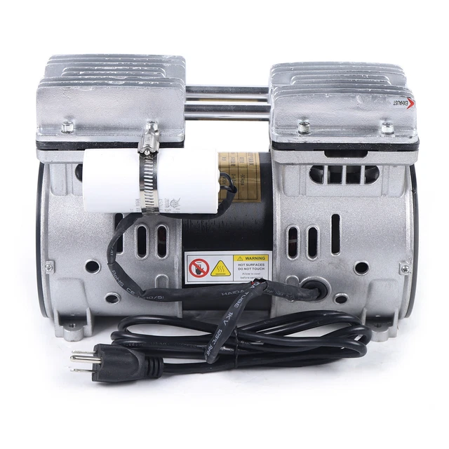 BOMBA DE VACÍO sin aceite compresor de aire libre de aceite bomba compresor de pistón 550W 67 L ...