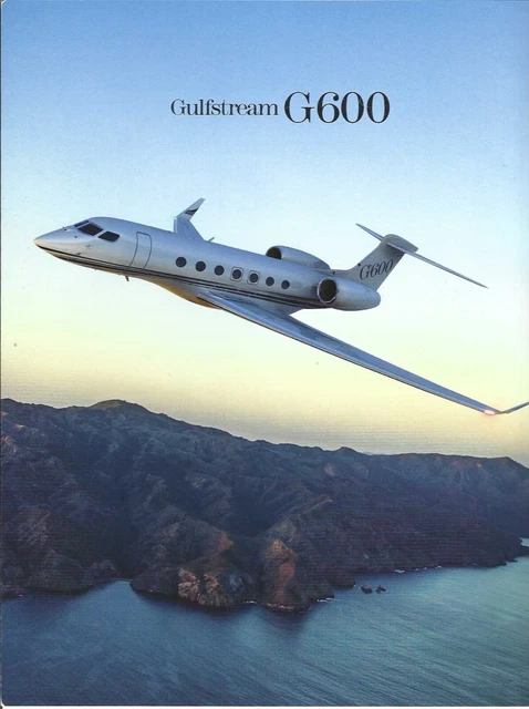 GULFSTREAM G600 AIRCRAFT Airliner Brochure EUR 29,91 - PicClick DE
