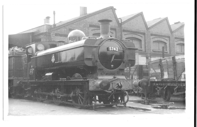 GWR 5700 CLASS 0-6-0PT Locomotive no 5742 at Swindon Works, PC size £5. ...