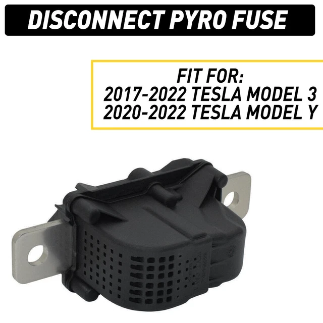 HIGH DISCONNECT VOLTAGE Battery Pyro Fuse Fits Model 3 18 2017 19 20 21 ...