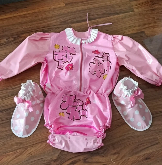 ADULT BABY BODY Spreadbody Diaper Spreadpants PVC PAINT HELLO KITTY XL ...