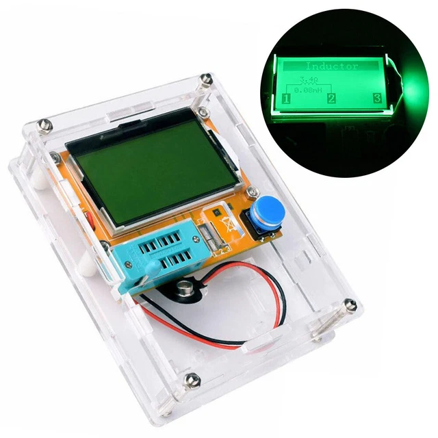 LCR-T4 TRANSISTOR DIODE Capacitor ESR LCR Meter MOSFET PNP Tester For ...