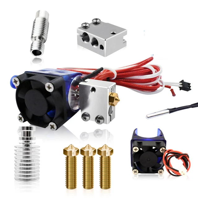 3D DRUCKER PASSEND für E3D Hotend Volcano V2 -12V Komplett Kit 0,4 ...