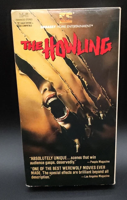 THE HOWLING VHS, 1984 Embassy Home Video £18.71 - PicClick UK