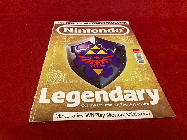 (GAME10) NINTENDO MAGAZINE Cover Page 11X8" Zelda Ocarina Of Time 3D £8 ...