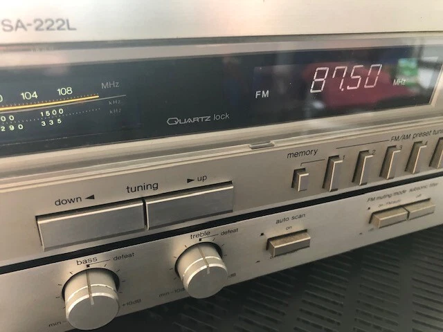 AMPLI TUNER TECHNICS SA-222L Stereo Receiver .......marantz pioneer jvc ...