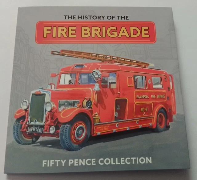 50P COIN SET 2024 The History Of The Fire Brigade Collection (5 Coins ...