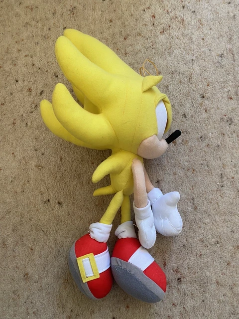 RARE SONIC THE Hedgehog 12 Inch Super Sonic Plush Toy Ge Entertainment ...