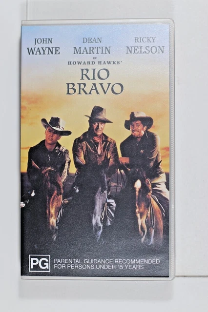 RIO BRAVO - John Wayne - Dean Martin - Ricky Nelson - VHS Sent Tracked ...