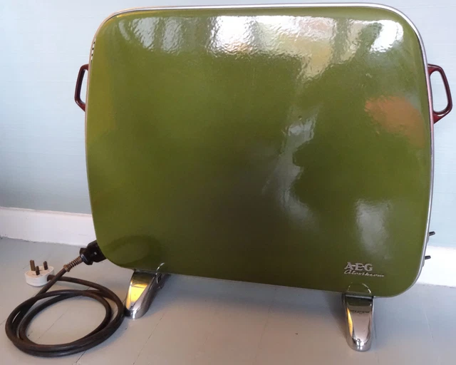 VINTAGE 1950'S/60'S MODERNIST AEG 'AIRSTREAM' ELECTRIC CONVECTOR HEATER ...